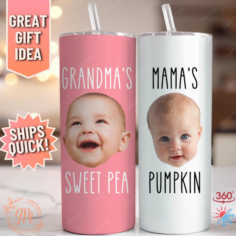 Baby Head Picture Cup - Etsy