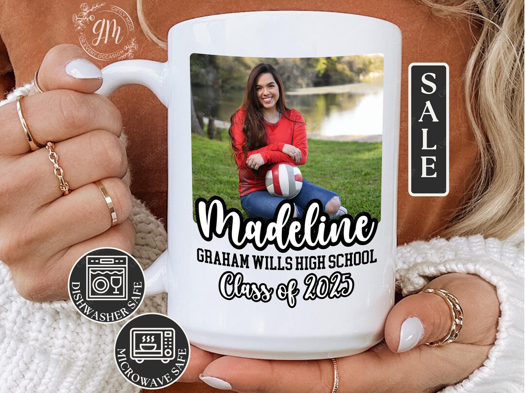 Graduation Mug, Custom Graduation Photo Mug, Personalized Graduation ...