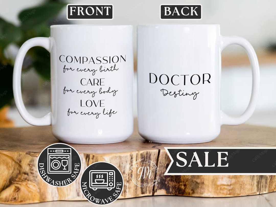 Doctor Mug, Custom Dr Coffee Mug, Gift for Doctor Medical School ...