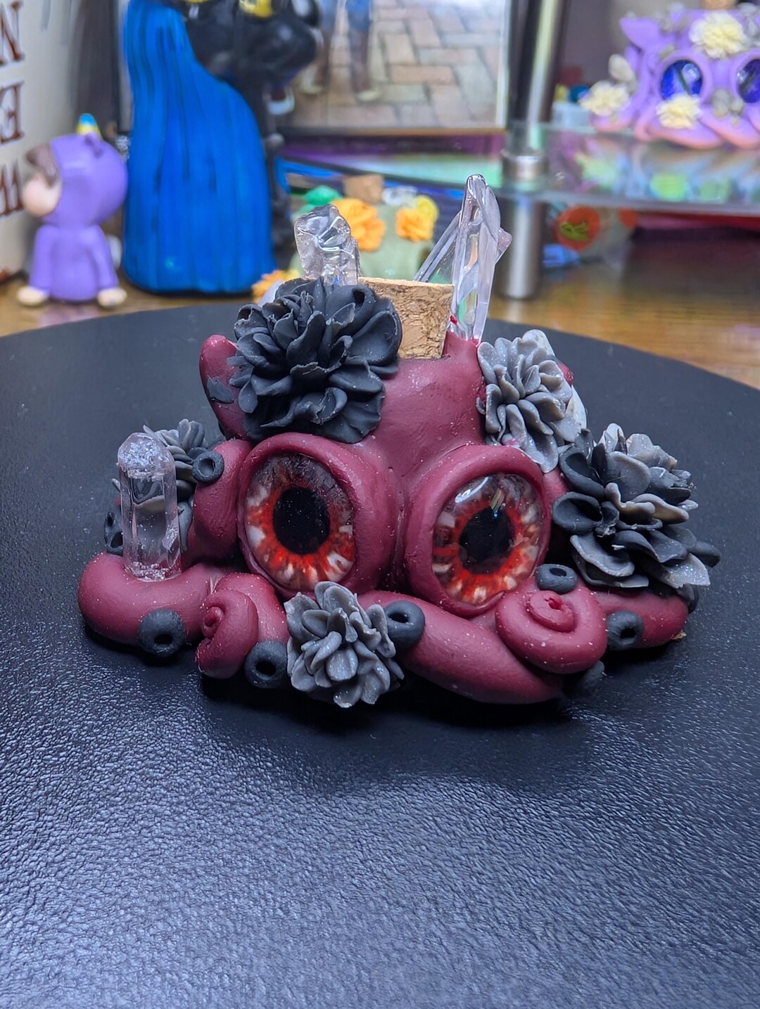 Squiddle Guy! Small Octopus/squid Wish Jar - Crimsonly Gothic - Etsy