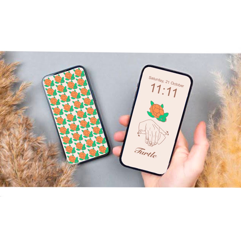 Turtle in Auslan australian Sign Language Digital Wallpaper for Iphone ...