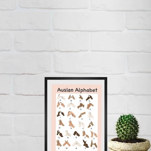 Auslan australian Sign Language Alphabet Printable Posters A4 Printable ...