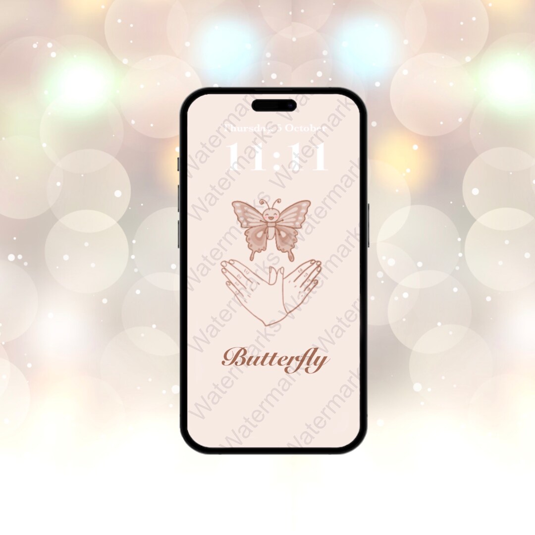 Butterfly in Auslan australian Sign Language Digital Wallpaper for ...