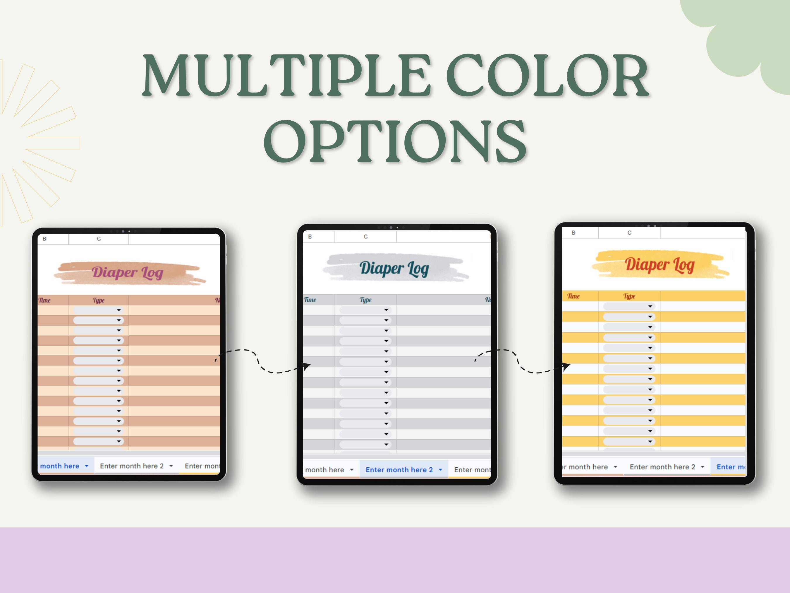 Diaper Log Google Sheets, Diaper Tracker, Baby - Etsy