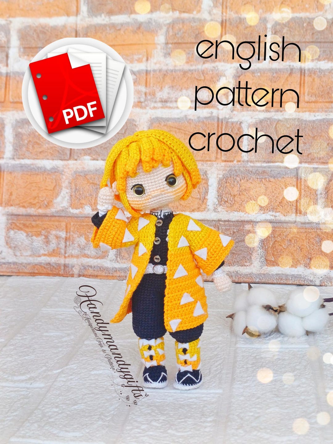 Zenitsu Doll Tutorial I Amigurumi Crochet Pattern I Your Kid's Best Toy ...
