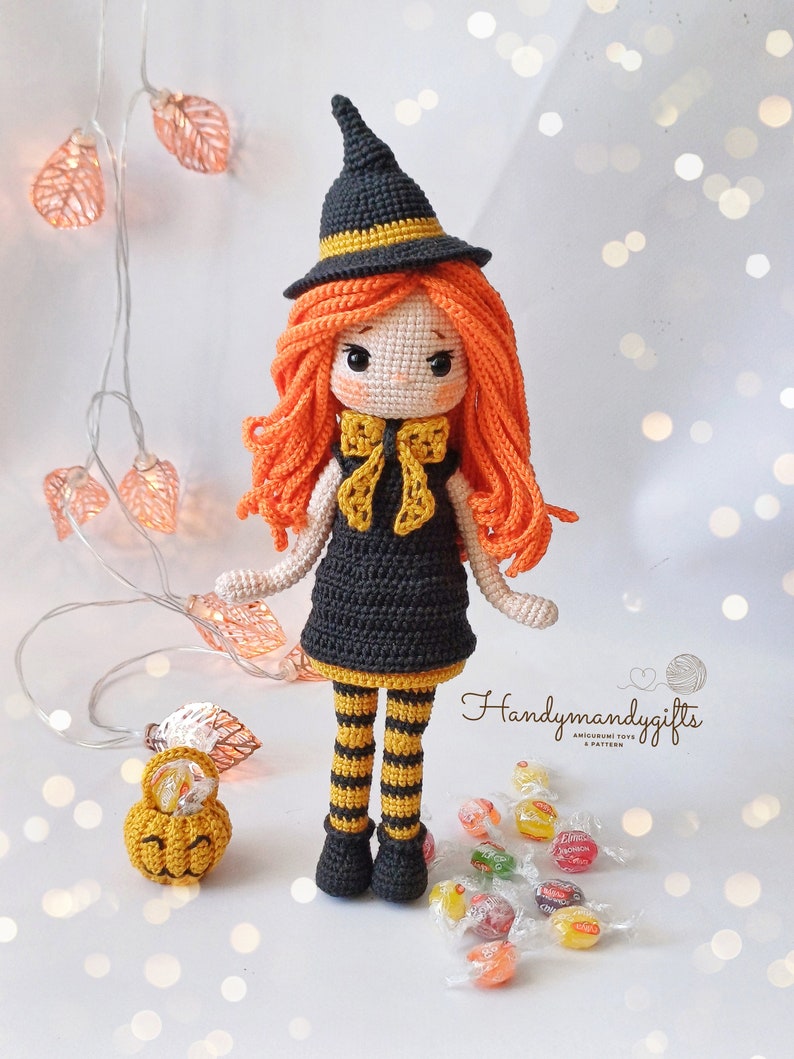Hekate Amigurumi Witch Doll Crochet Pattern, Halloween Gift (instant ...