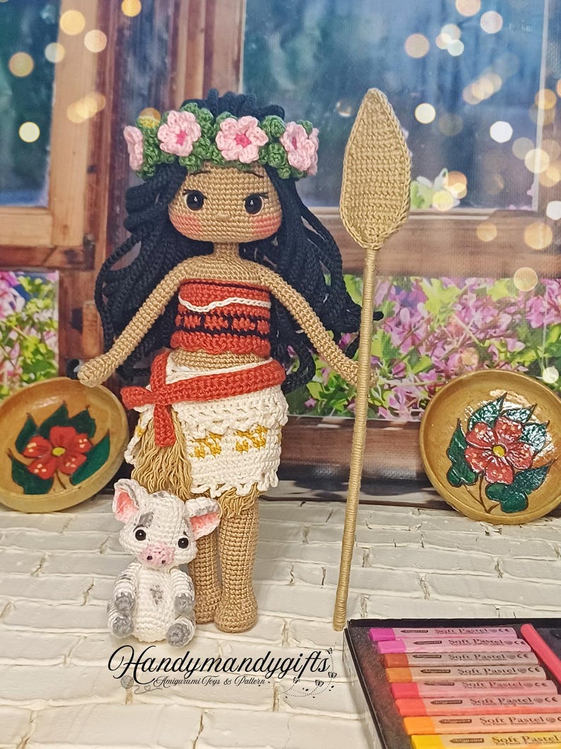 Moana Doll Anleitung I Amigurumi Crochet Pattern I Der beste ...