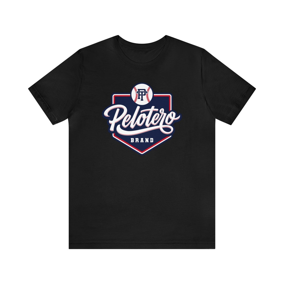 Pelotero Brand Logo T-shirt, Baseball, Home Plate, Latino/hispanic ...