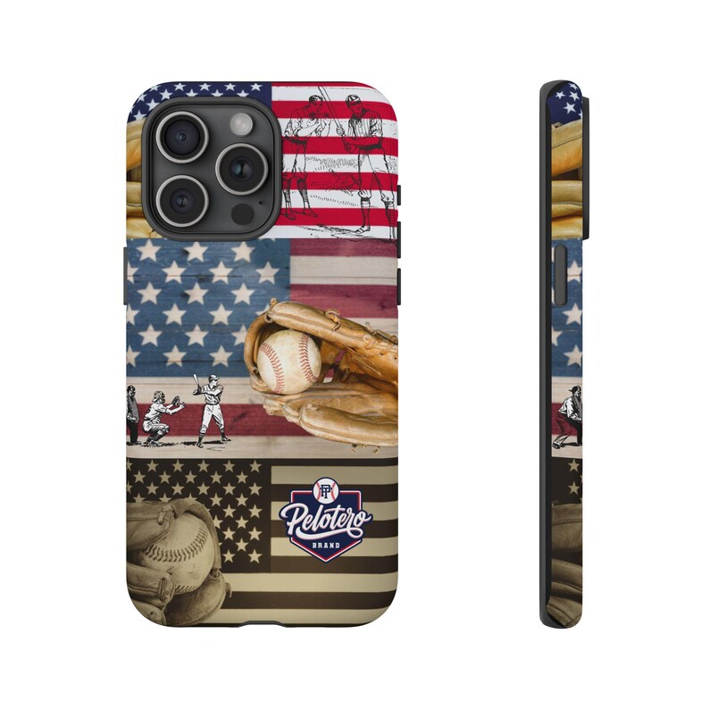 American Flag Baseball iPhone Case, Baseball iPhone Case, Pelotero ...