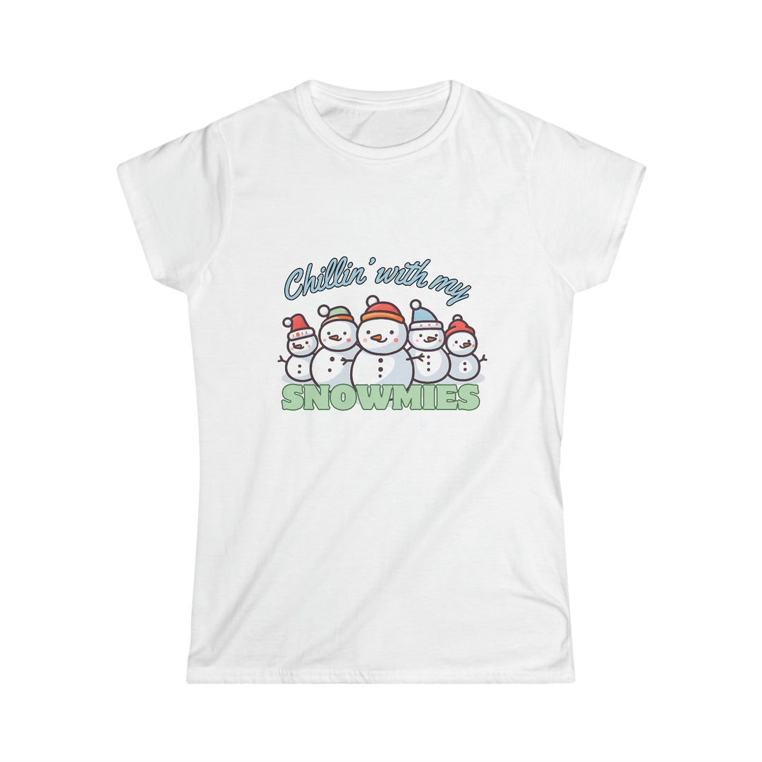 Title Chillin' With My Snowmies Holiday Snowmen Friends - Etsy
