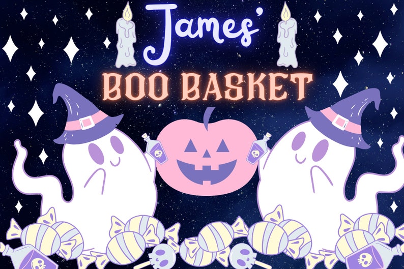 PERSONALIZED Boo Basket Cards - Etsy