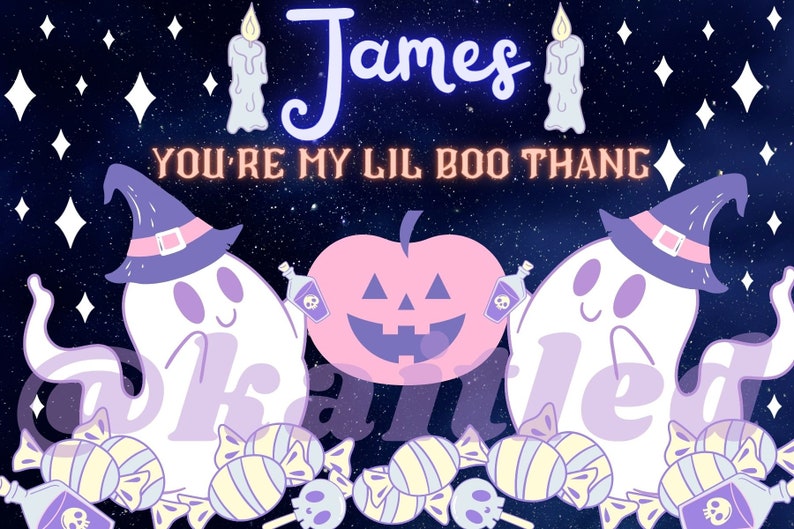 PERSONALIZED Boo Basket Cards - Etsy