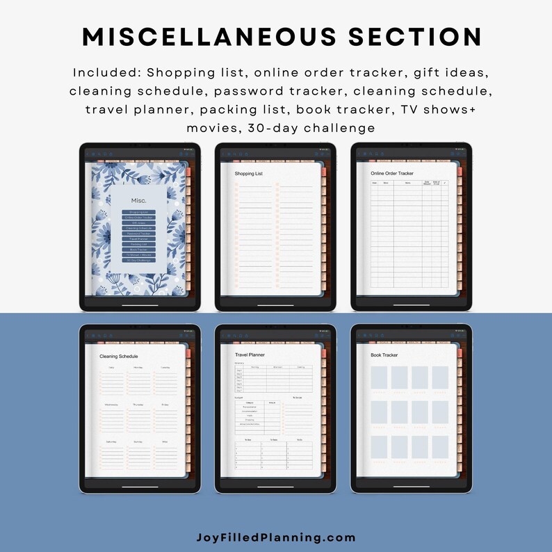 Weekly Planner Digital 2024 2025, 2024 Dated Digital Planner for iPad ...