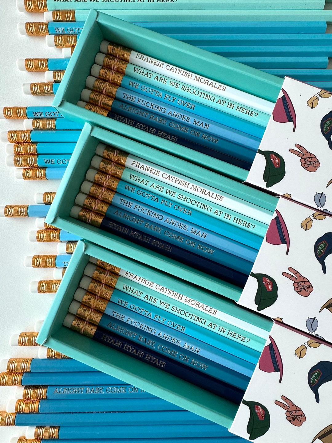 Frankie Catfish Morales Pencils Pedro Pascal Pencils Fun - Etsy UK