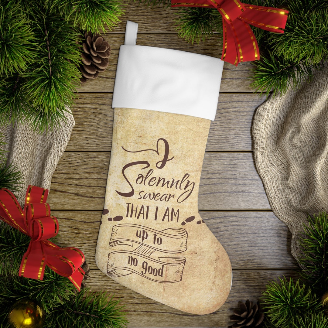 Wizarding World Christmas Stocking, Wizard School Christmas Decorations ...