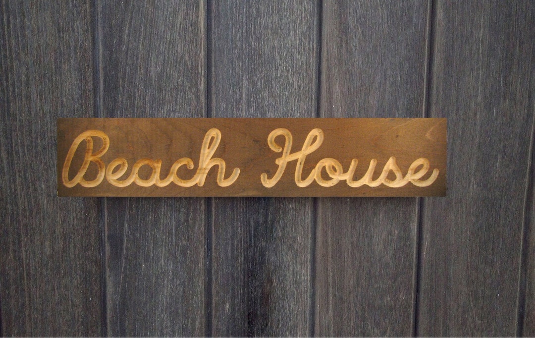16"x3.25" Rustic Custom Routered Wooden Sign - Etsy