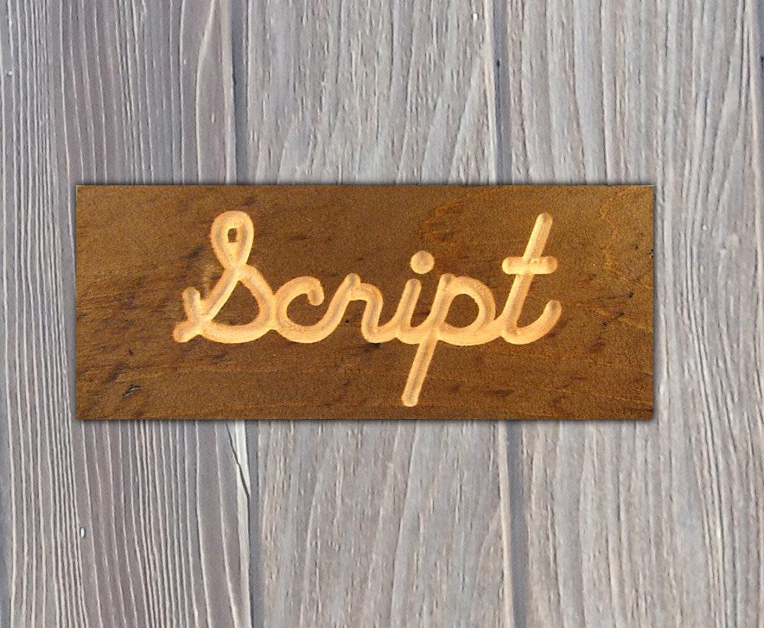 8"x3.25" Rustic Custom Routered Wooden Sign - Etsy