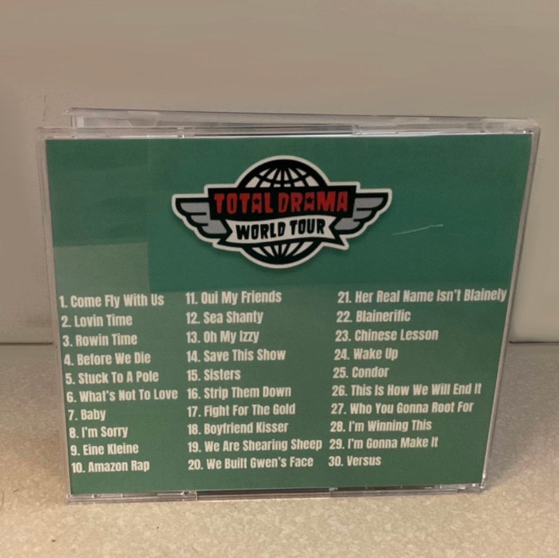 Total Drama World Tour Soundtrack on CD - Etsy