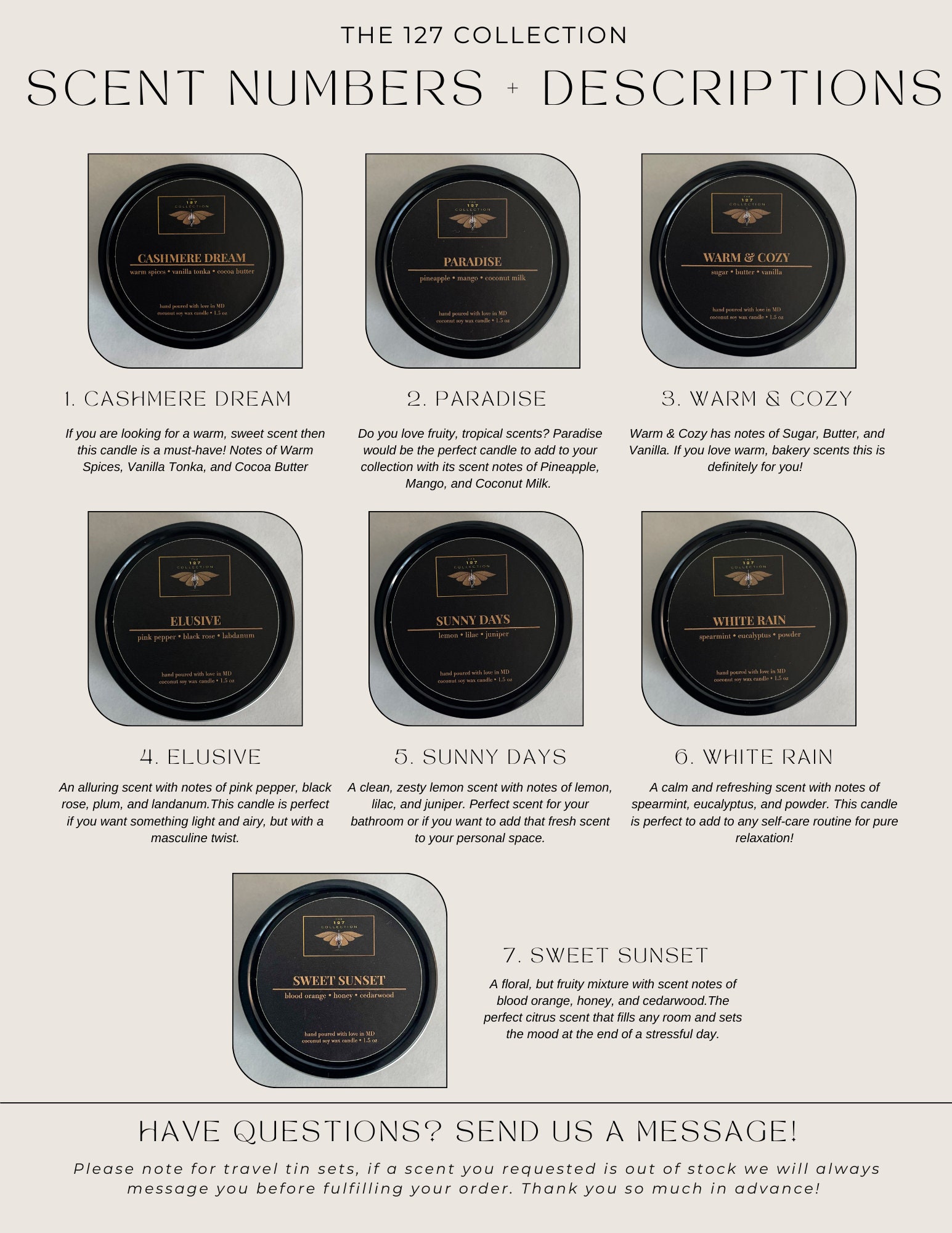 Travel Tin Candles [1.5oz] Singles | Coconut Soy Wax | Mini Travel ...