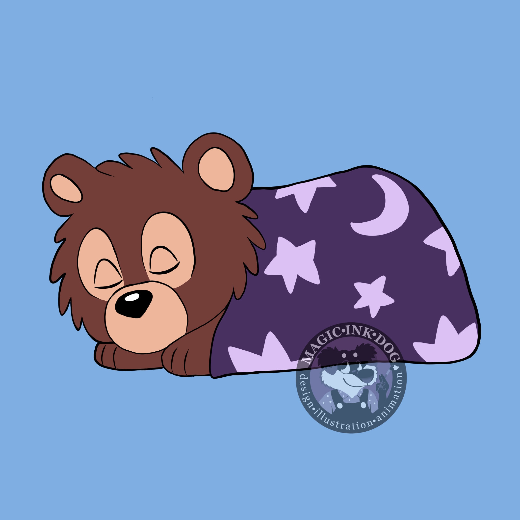Sleeping Bear Clip Art