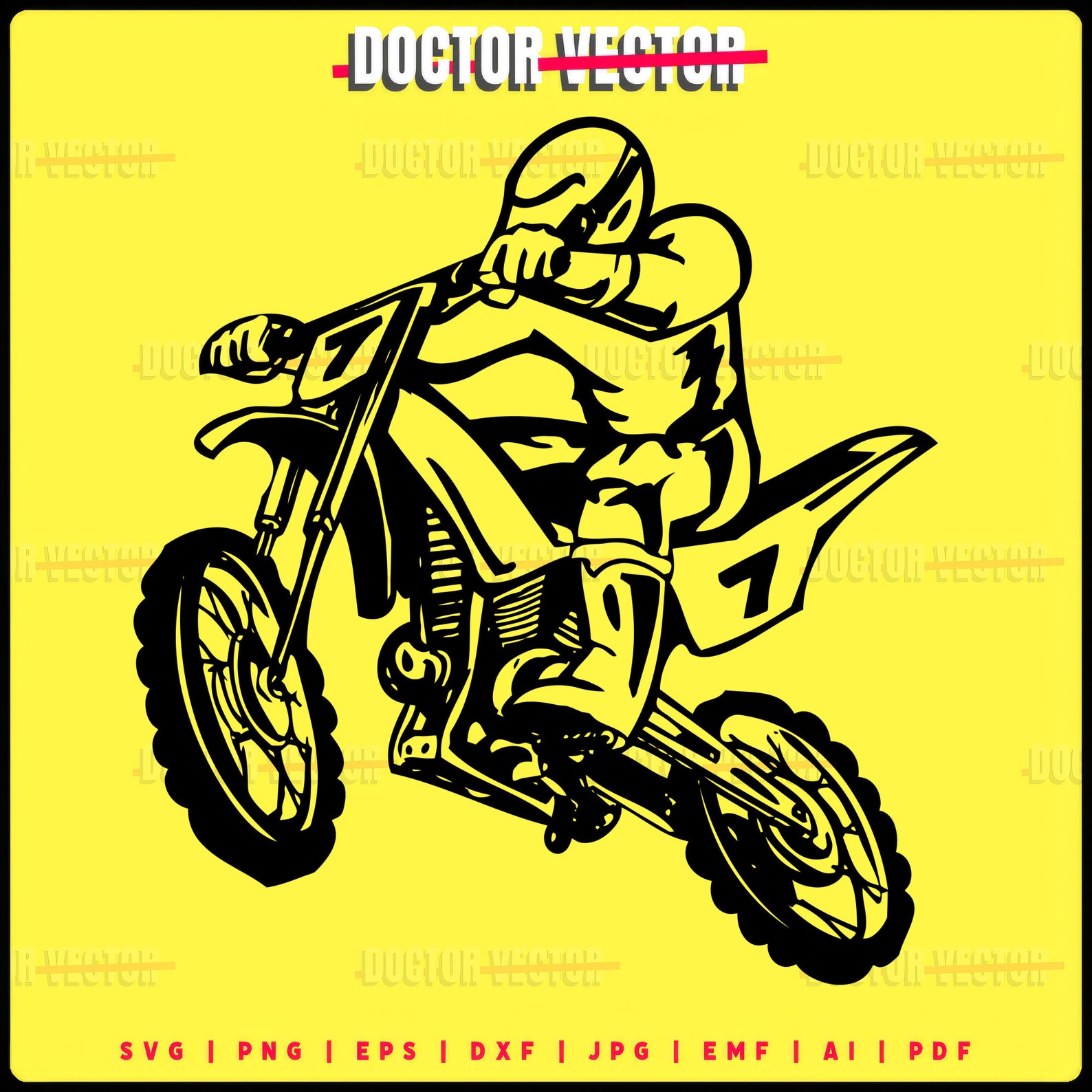 Dirt Biker SVG, Instant Digital Download, Motocross Rider, Chook Chaser ...