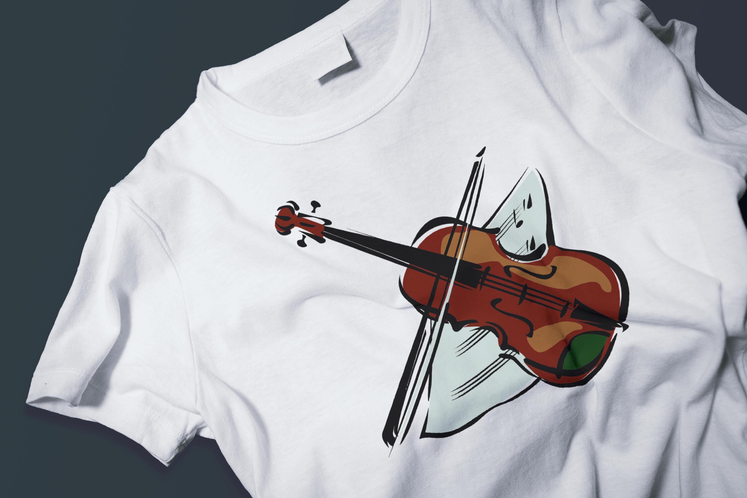 Violin SVG, Fiddle SVG, Instrument SVG, Printable Design for Cricut ...