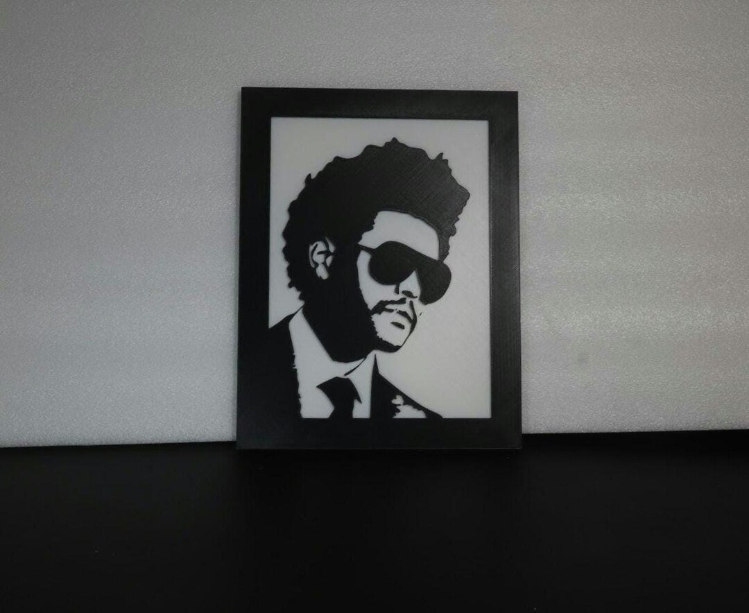 The Weeknd Portrait Wall Decor - Etsy