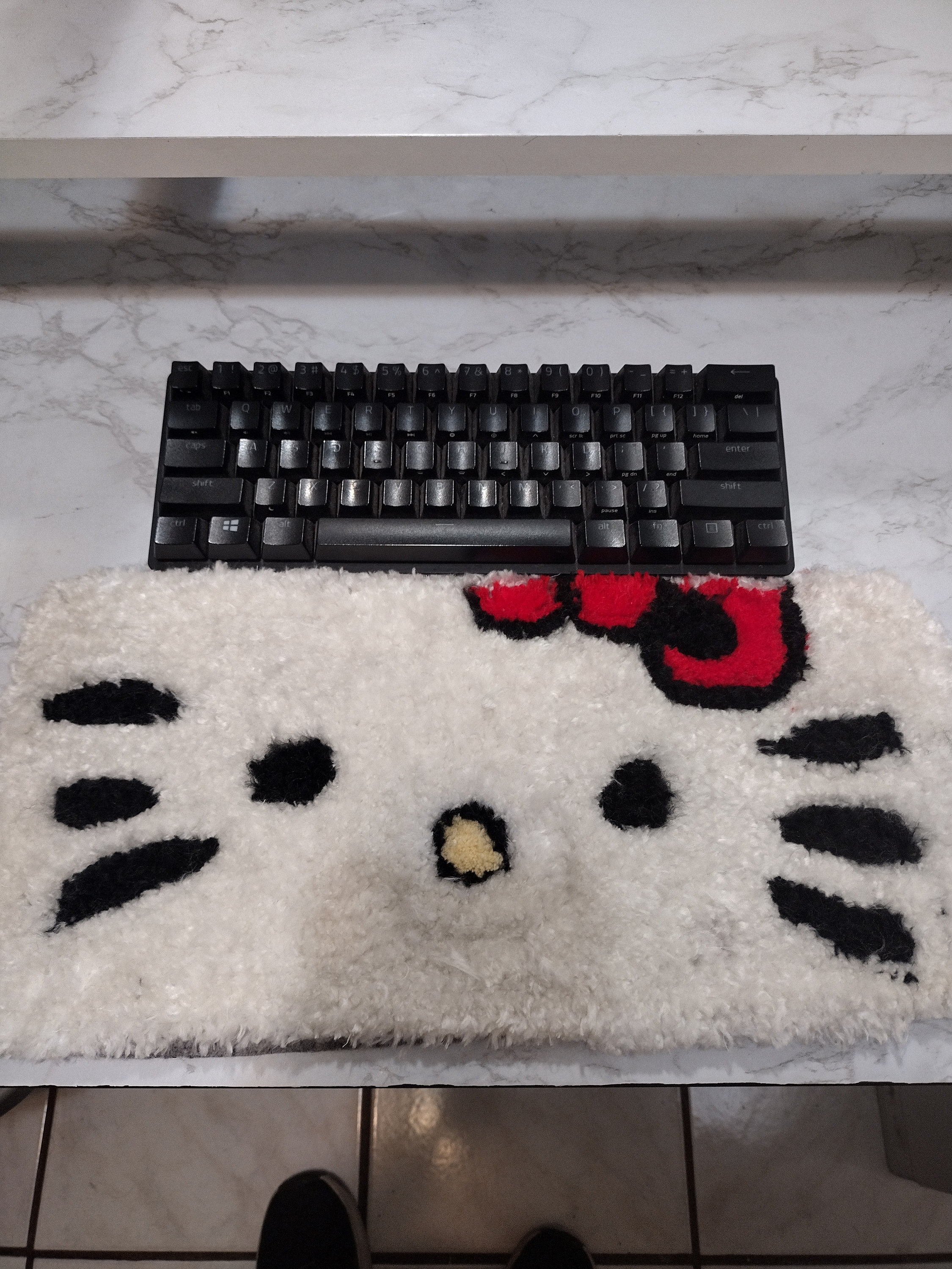 Hello Kitty Keyboard Tufted Rug - Etsy