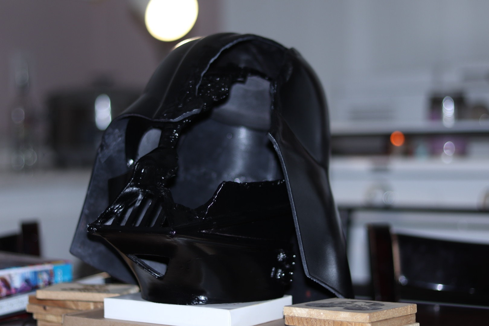 Battle Damaged Darth Vader Helmet RAW DIY KIT - Etsy