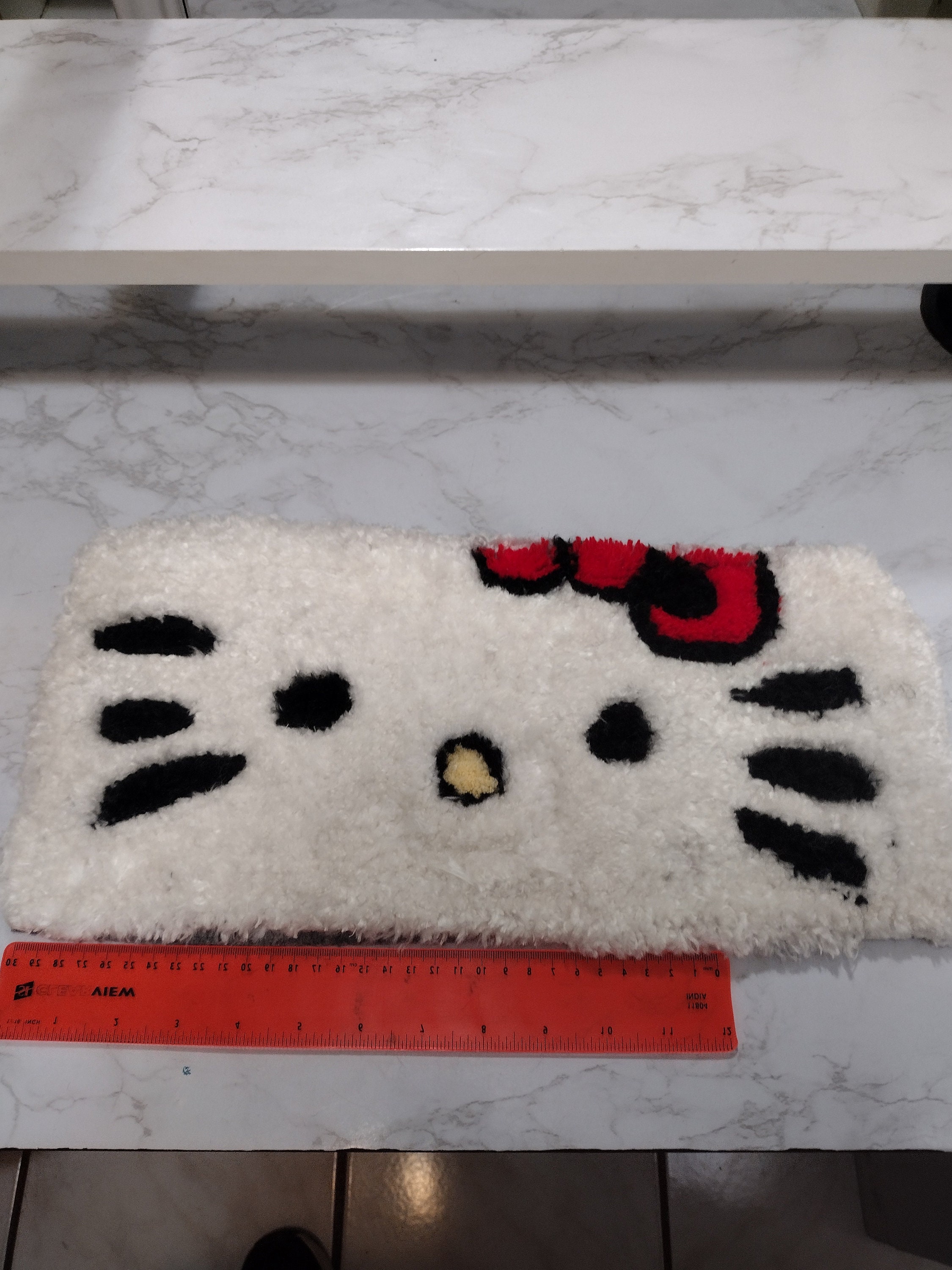 Hello Kitty Keyboard Tufted Rug - Etsy