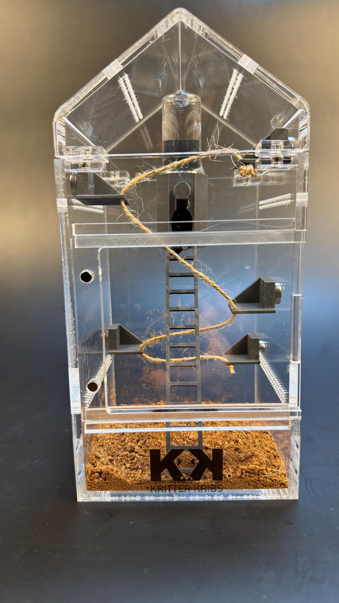 Custom Jumping Spider Enclosure From Kritter Kribs With Magnetic ...