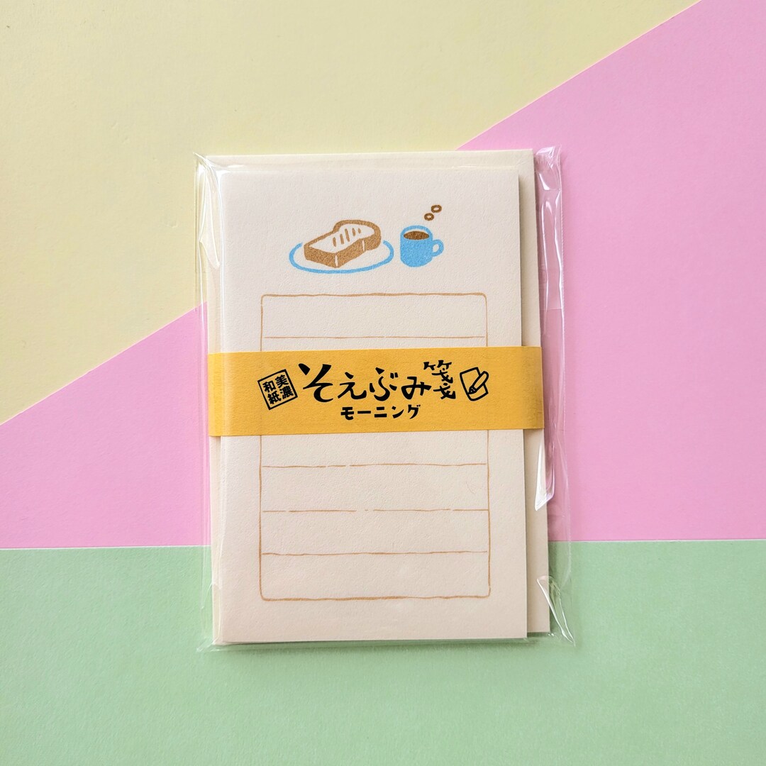 Mini Letter Writing Set Breakfast, Toast and Coffee - Etsy Australia
