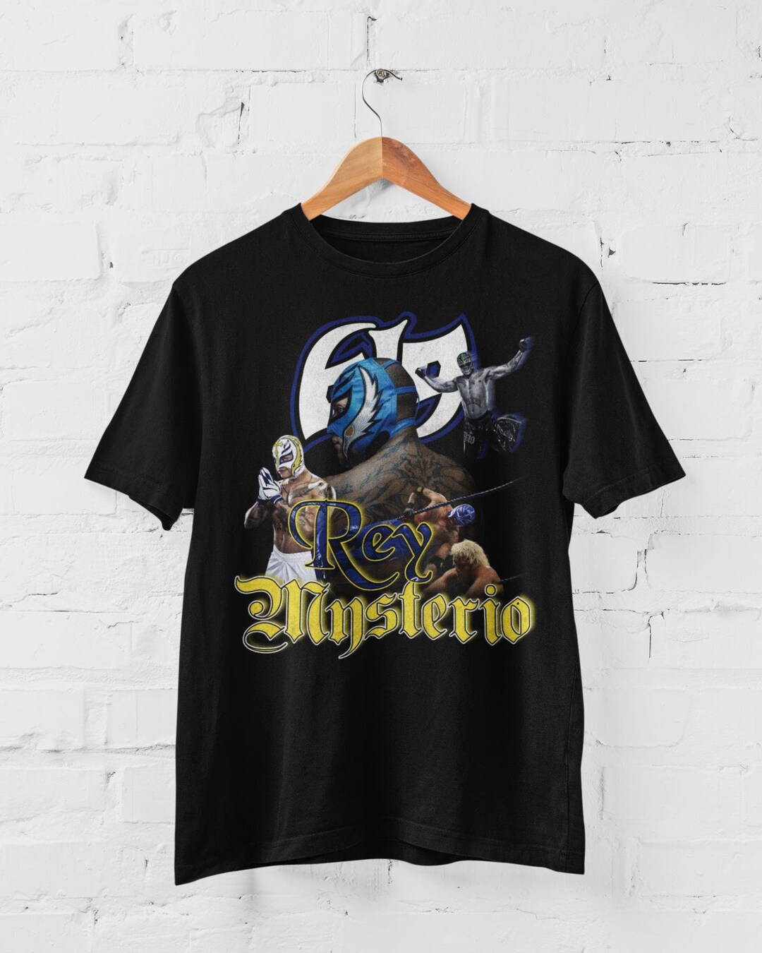 Rey Mysterio 619 Wrestling Vintage 90s Retro Graphic Collage T-shirt - Etsy