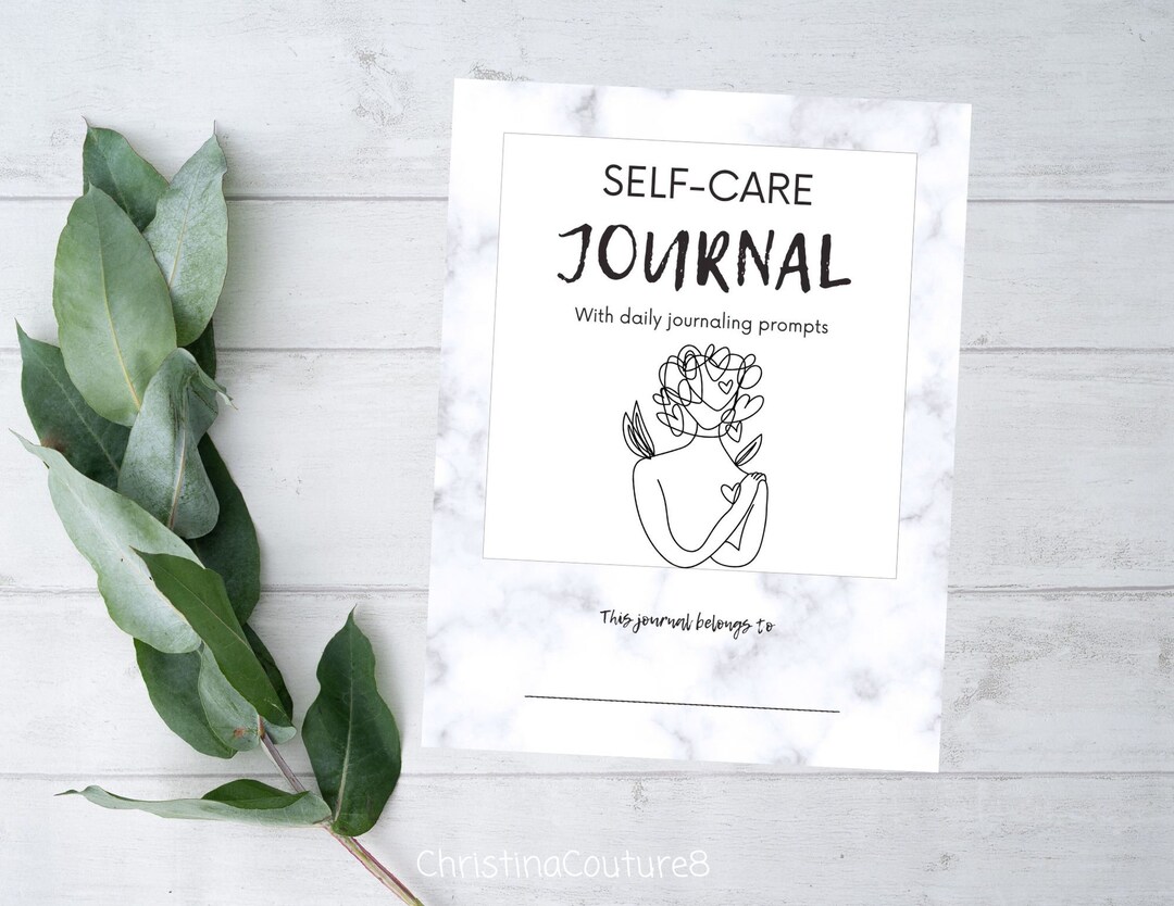 Self-care Journal Template for Me Time, Digital Planner & Worksheets ...