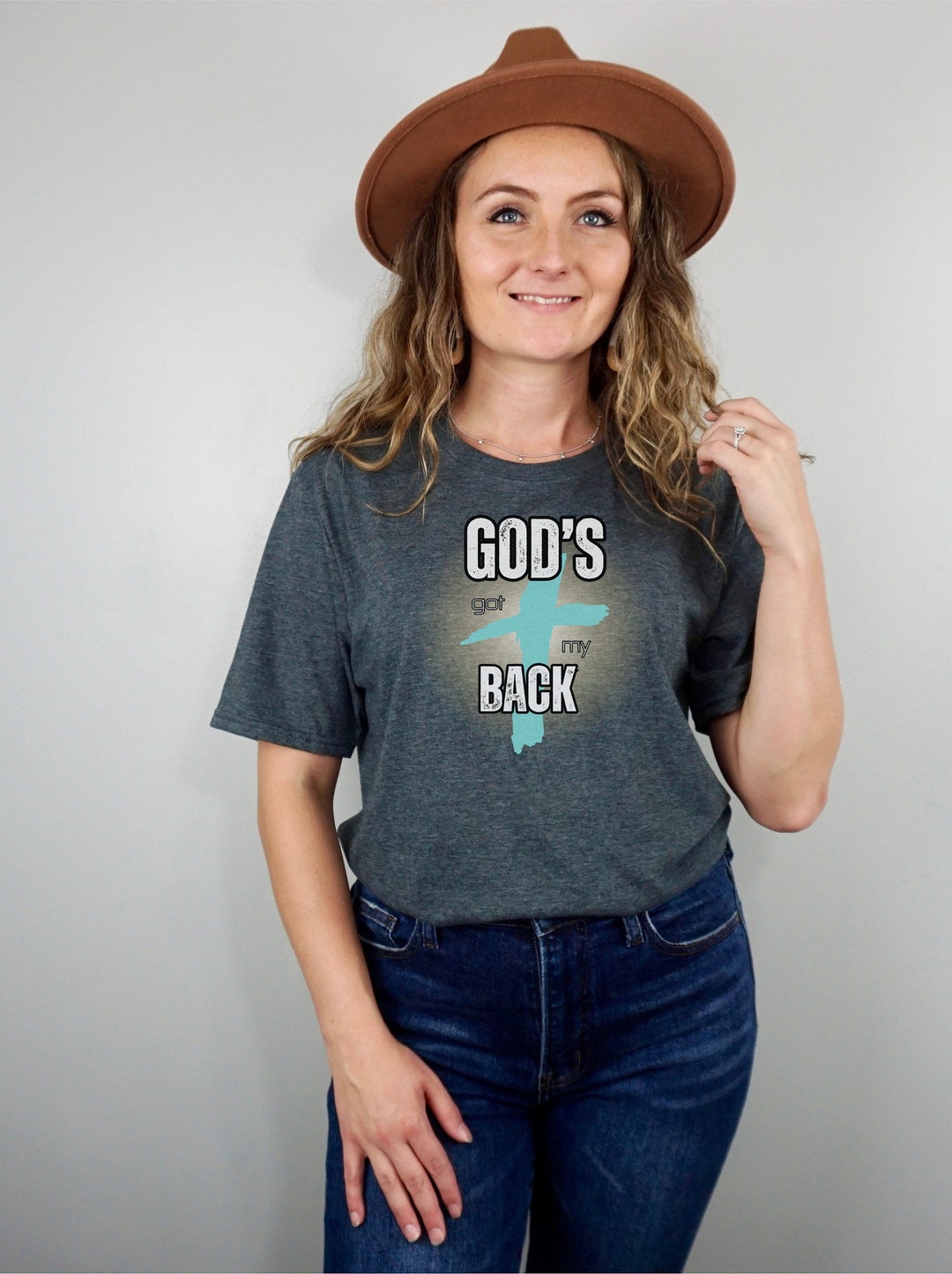 God's Got My Back T-shirt - Etsy