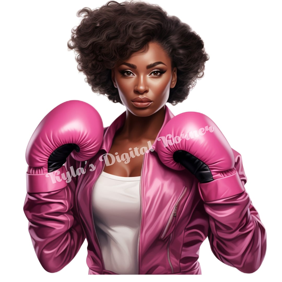 Breast Cancer With Boxing Gloves PNG Sublimation Design, Breast Cancer ...