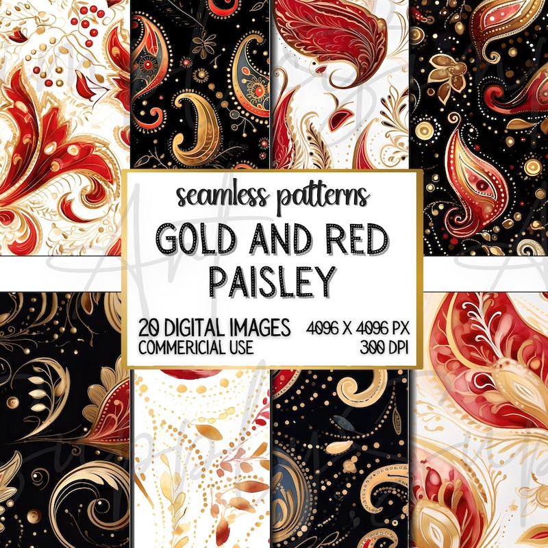 Paisley Paper - Etsy