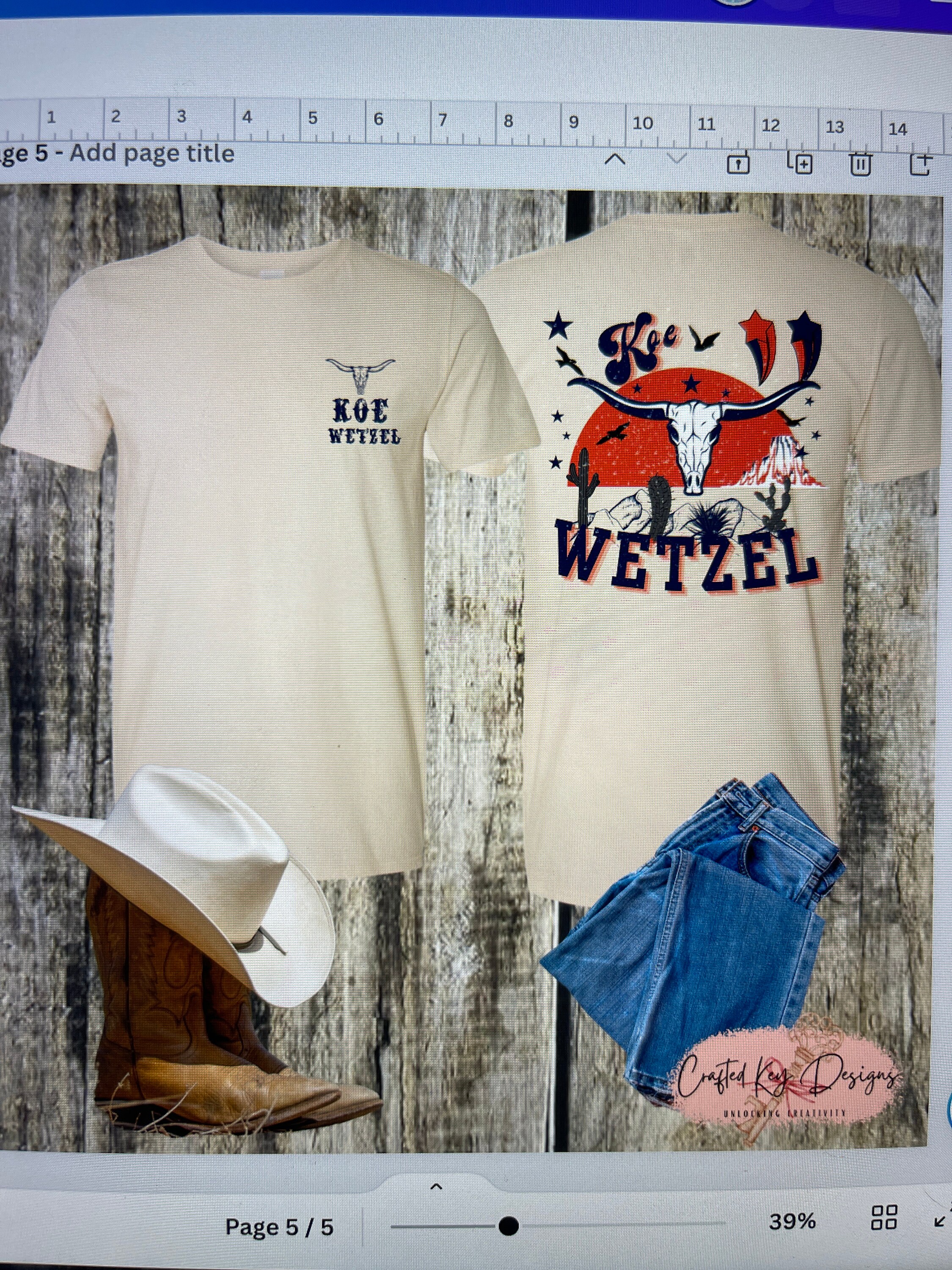KOE Wetzel PNG FILE Front and Back Design - Etsy