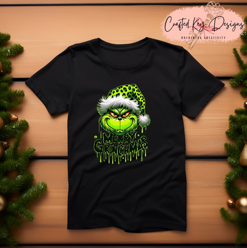 Leopard Merry Grinchmas Lime Green - Etsy