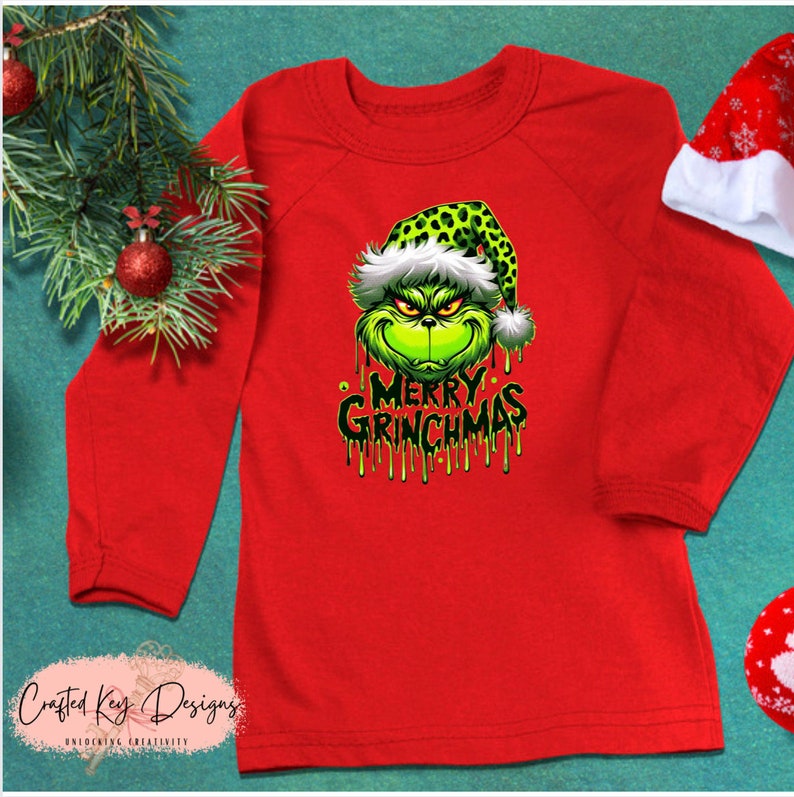 Leopard Merry Grinchmas Lime Green - Etsy