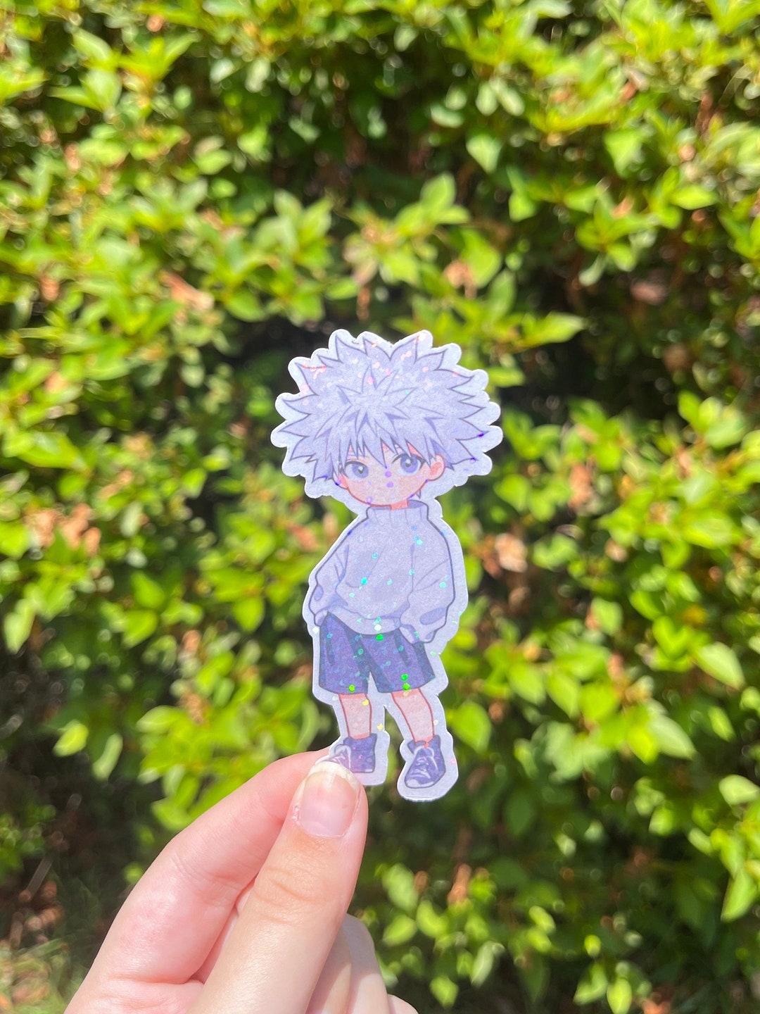 Chibi White Haired Guy Sticker - Etsy