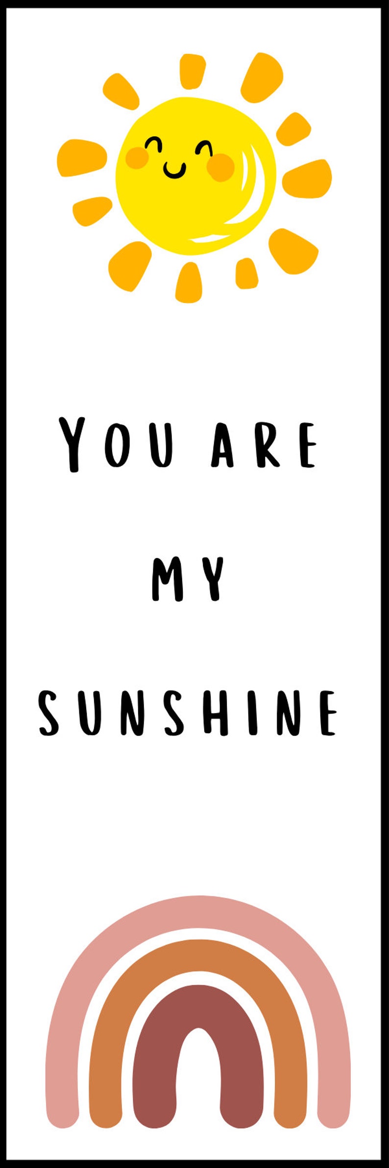 Mother's Day Printable Bookmark, Flower Bookmark, Heartfelt Gift for ...