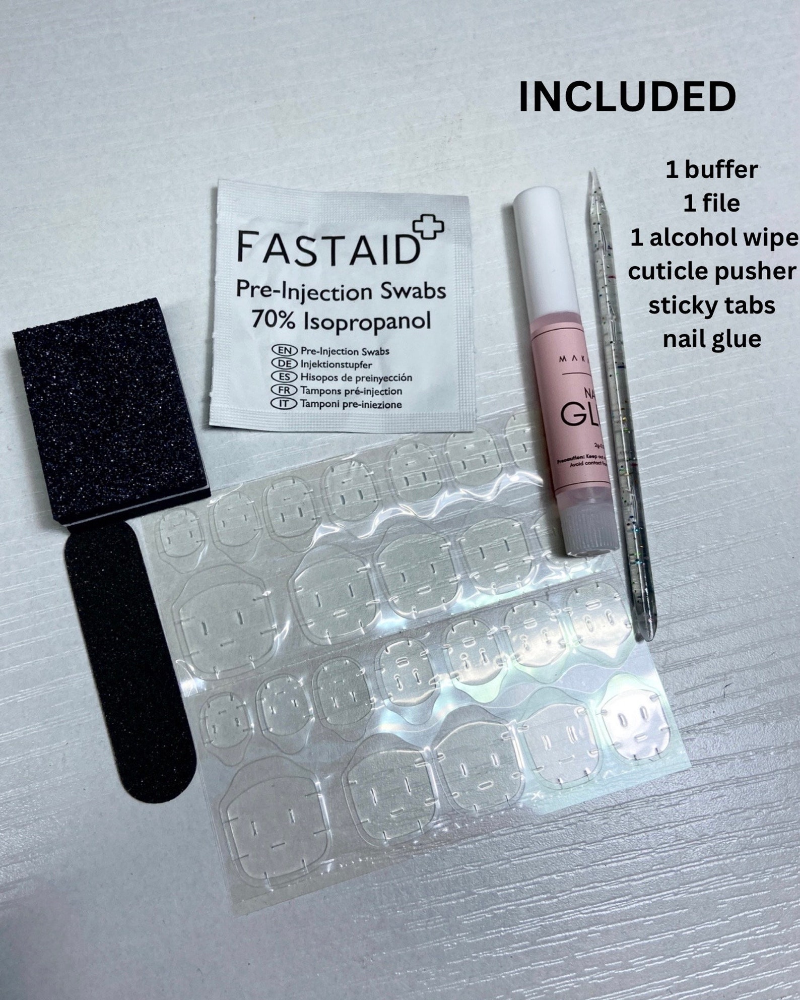 Red French Press on Nails | Custom Made Press Ons | Handpainted Nail ...