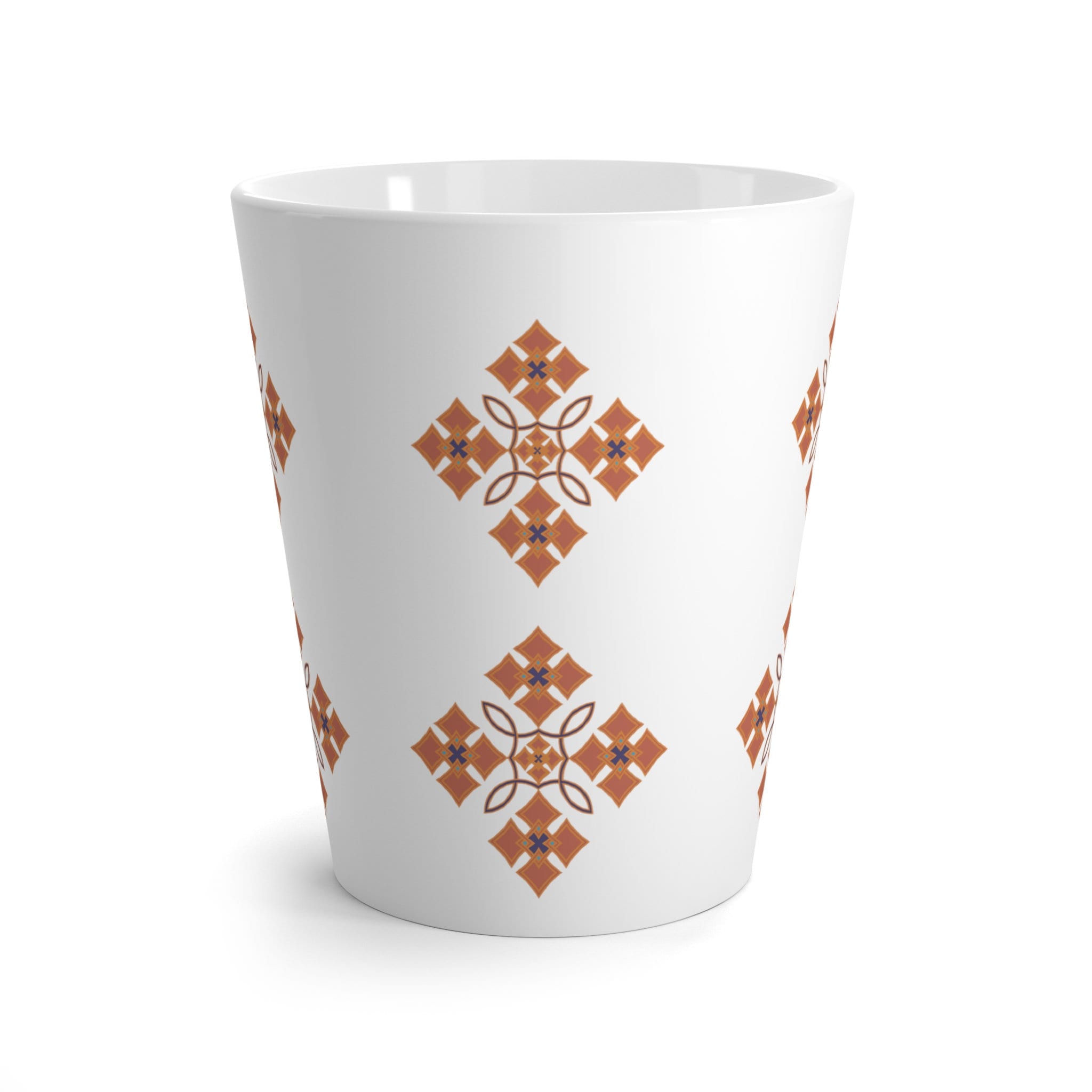 Patterns From the Land of Coffee Latte Mug, Habesha Heritage 12oz Cup ...
