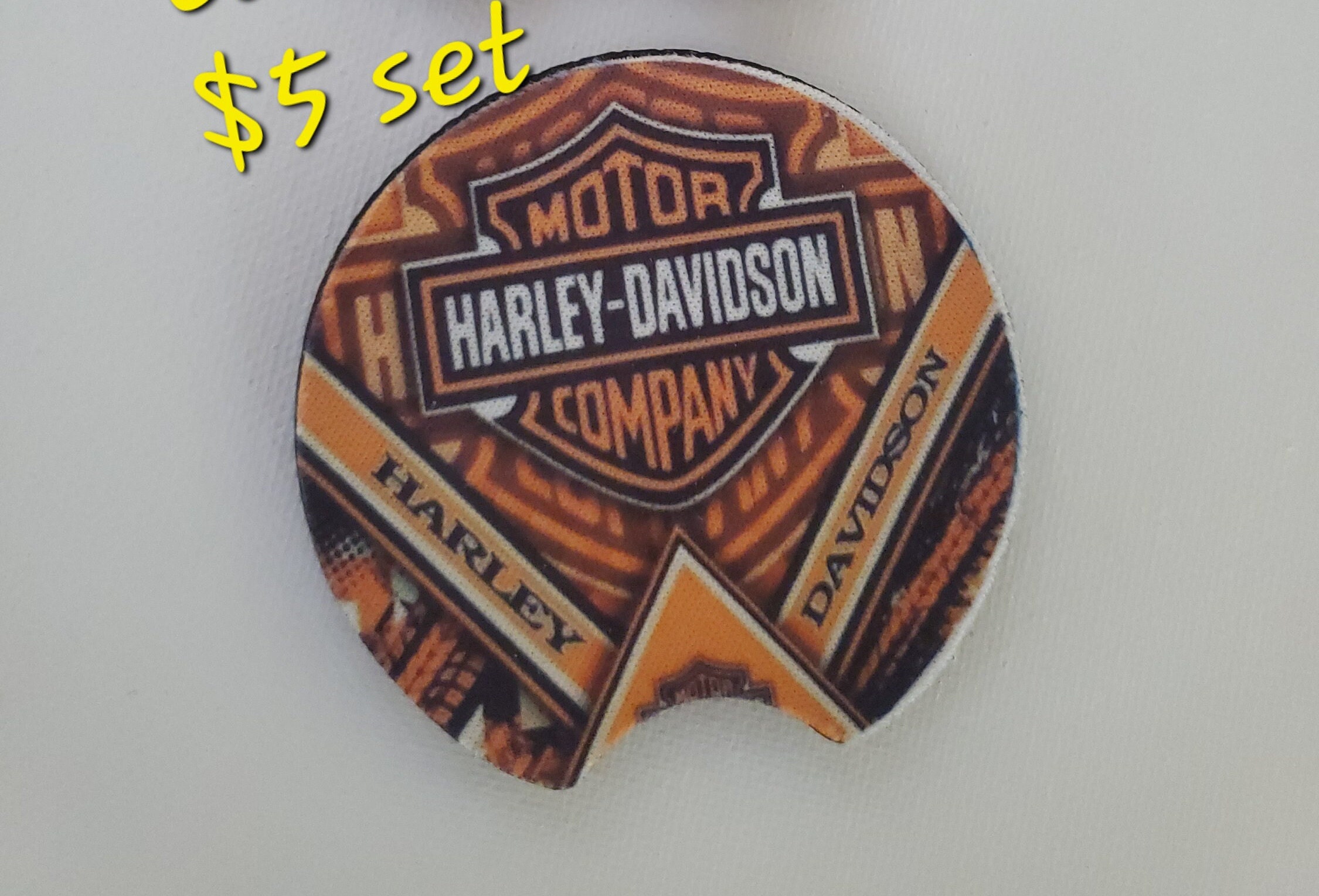 Harley Davidson Car Coasters - Etsy