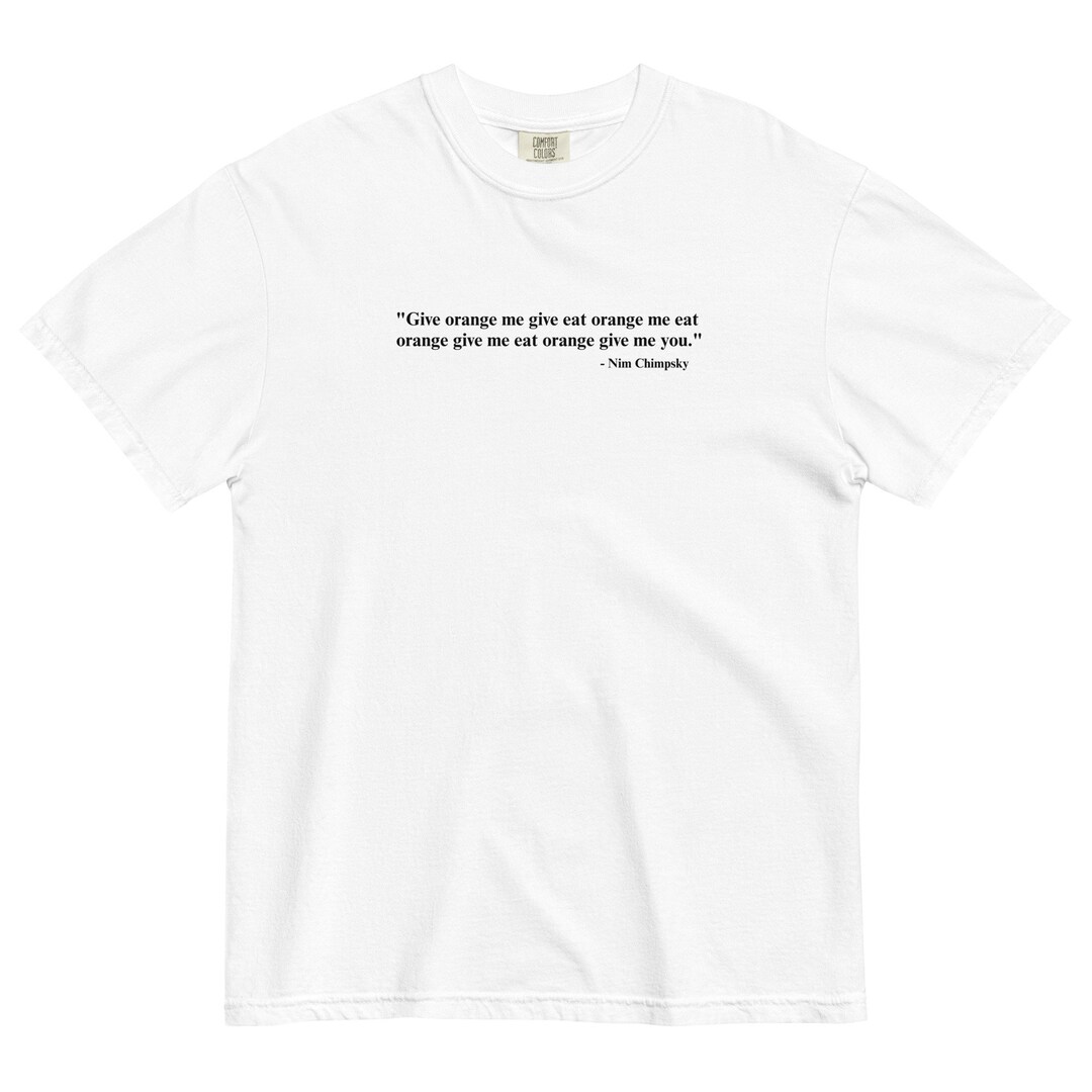 Nim Chimpsky T-shirt (monkey, Ape, Chimp, God) - Etsy