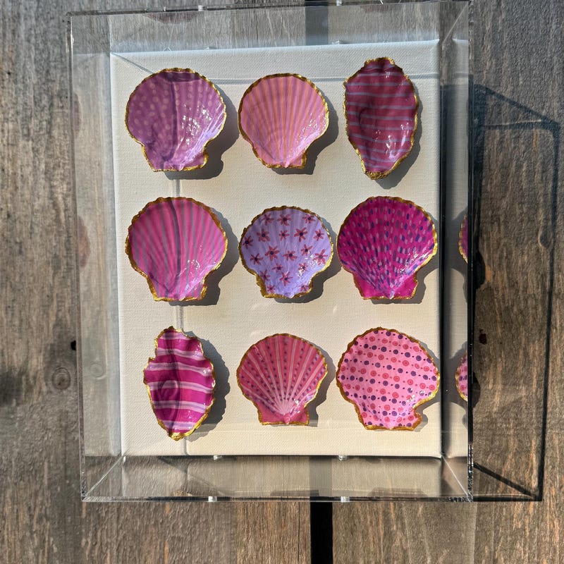 Shell Art Shadow Box - Etsy