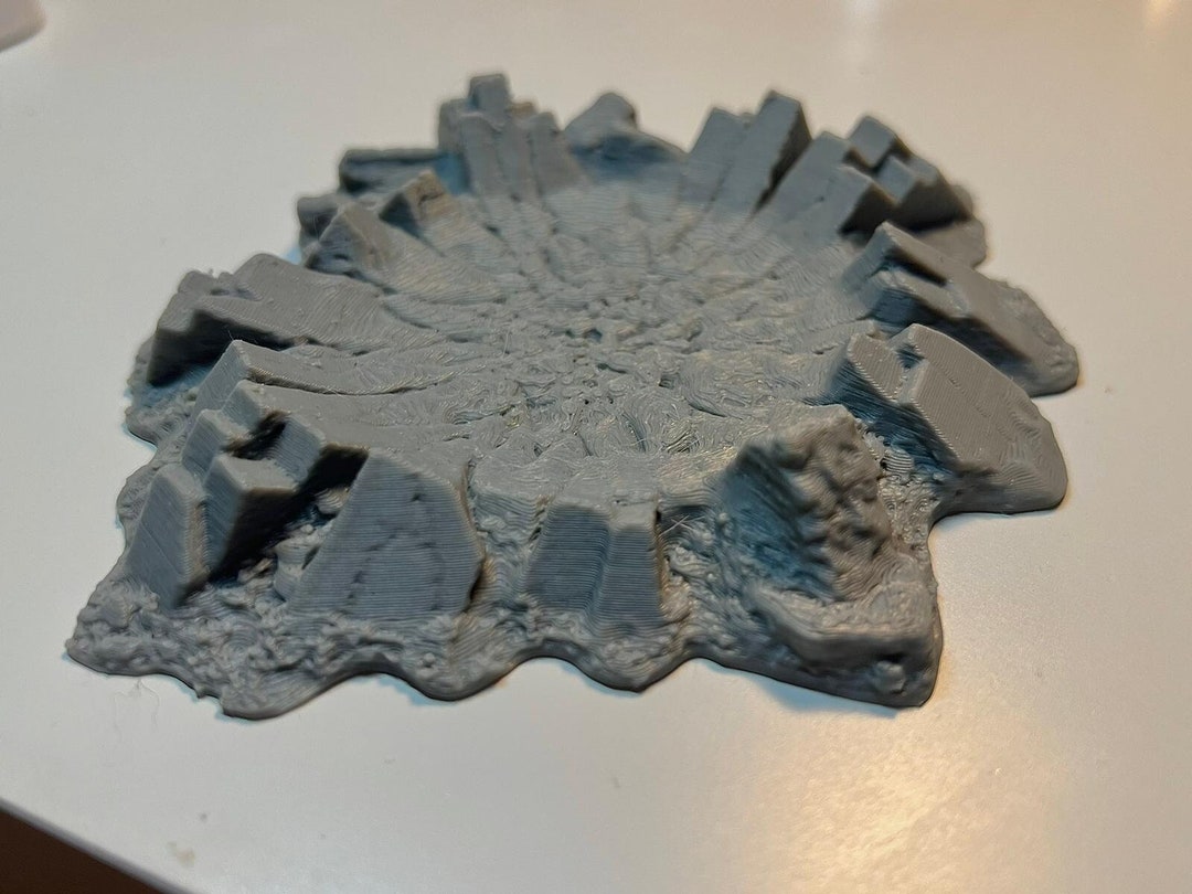 28mm Scale Crater Terrain Piece - Etsy