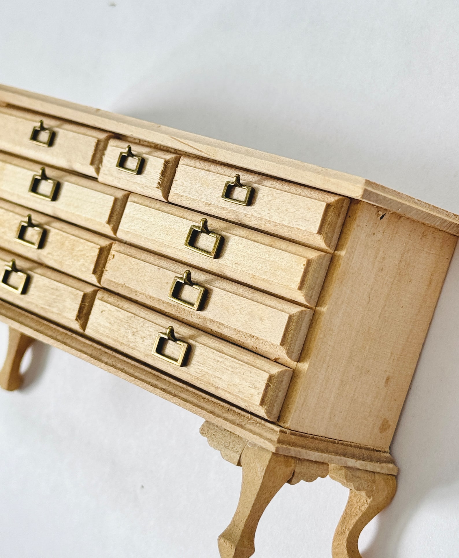 1:12 Scale Dollhouse Miniature DIY Accessories Antique Brass File Label ...