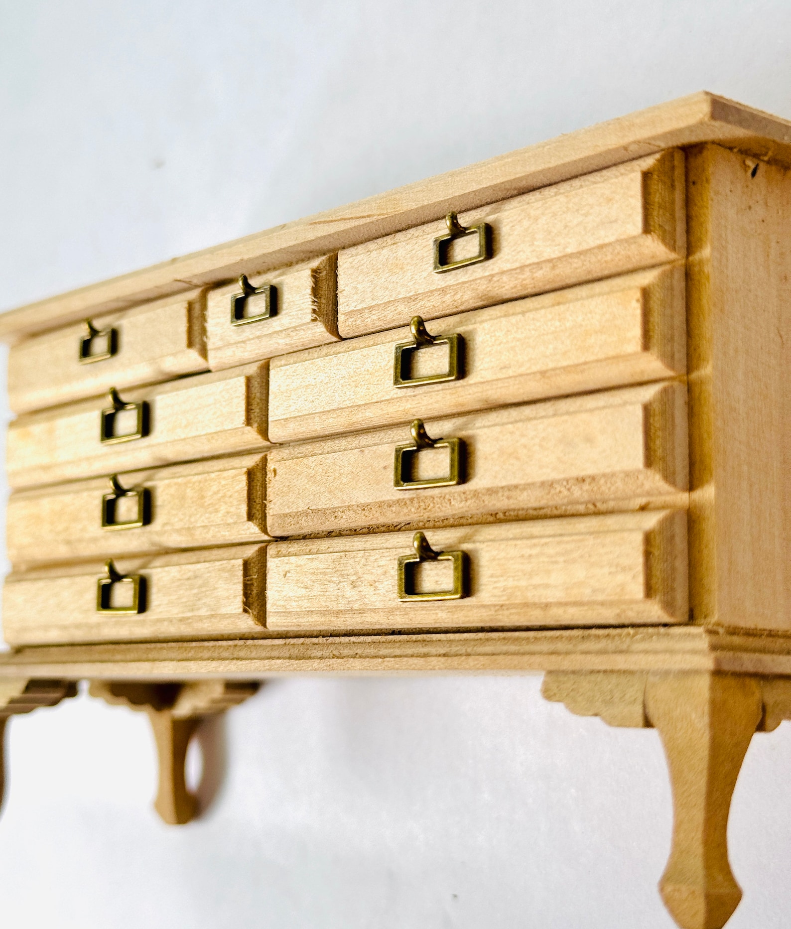 1:12 Scale Dollhouse Miniature DIY Accessories Antique Brass File Label ...